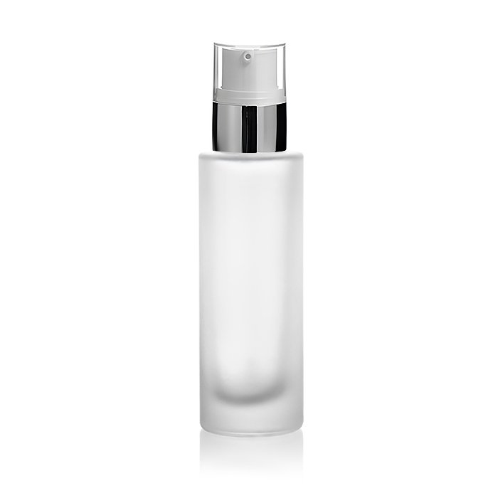 COMO 30 ml | Glass bottle 30 ml Frosted with Cream pump, silver - Unicom